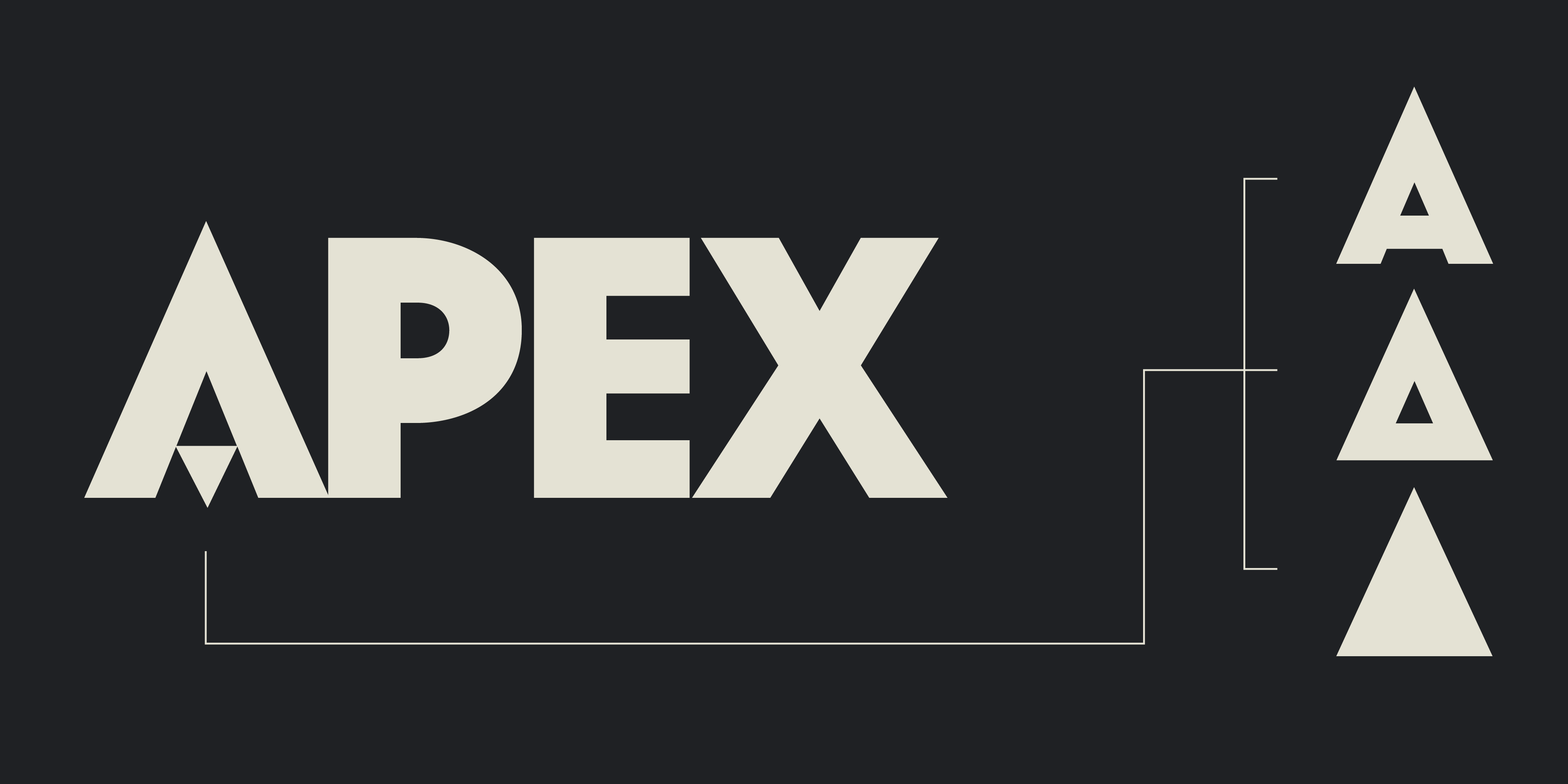 Triangle Fonts with Sharp Apex Letters: Apex, Scal, Bool, Rati – Mojomox