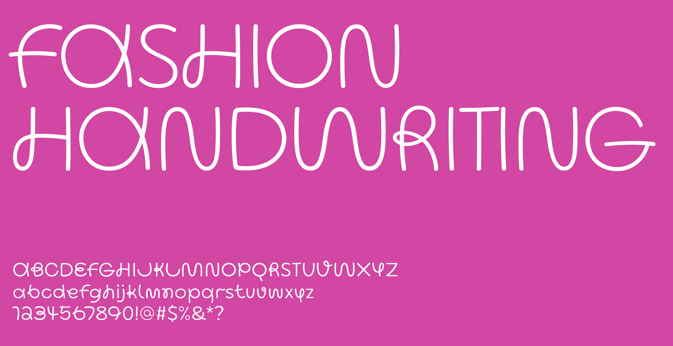 Best handwritten fonts for fashion – Mojomox
