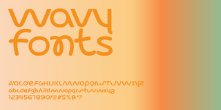 8 Wavy fonts to add playfulness to your designs – Mojomox