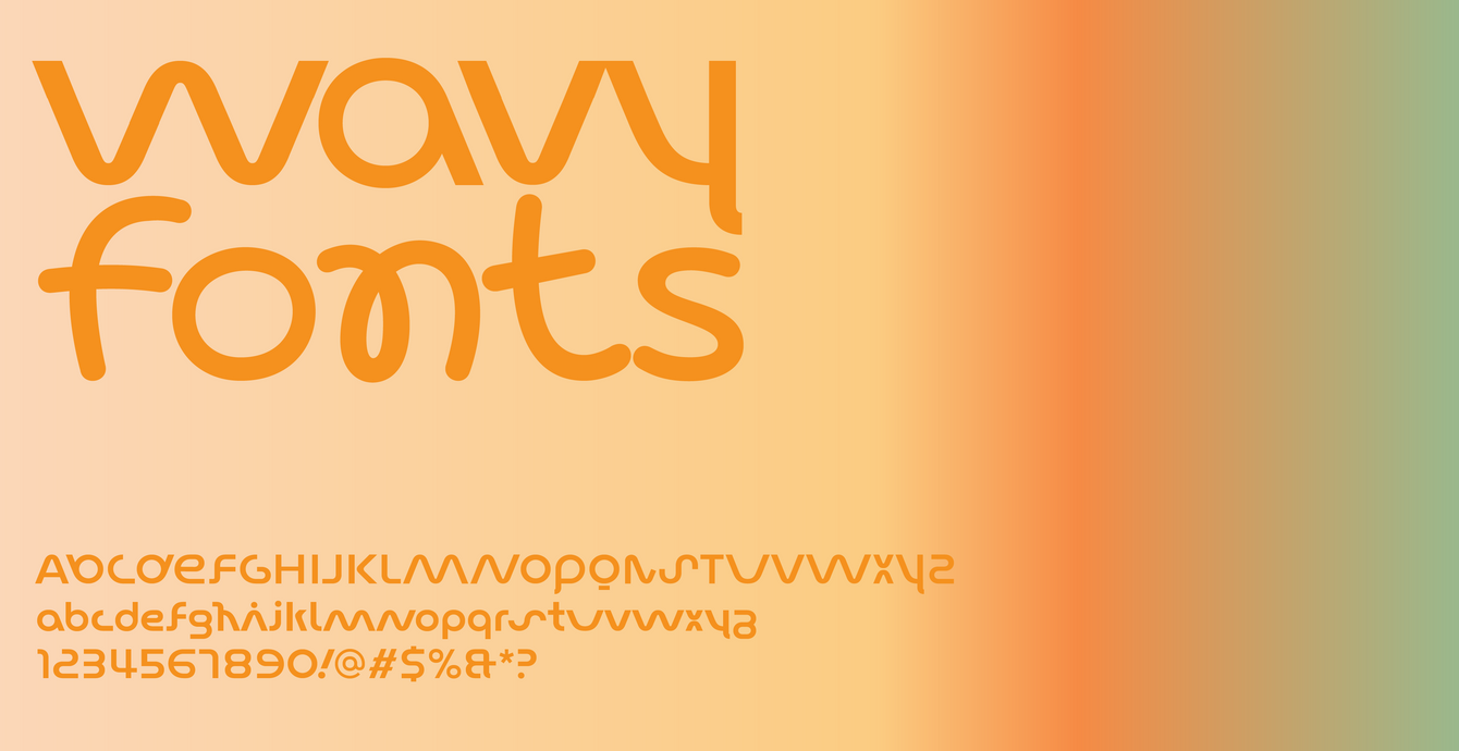 8 Wavy fonts to add playfulness to your designs – Mojomox