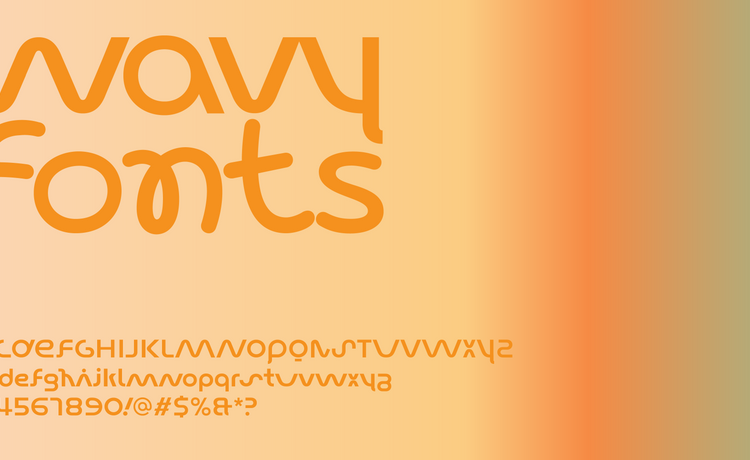 8 Wavy fonts to add playfulness to your designs – Mojomox