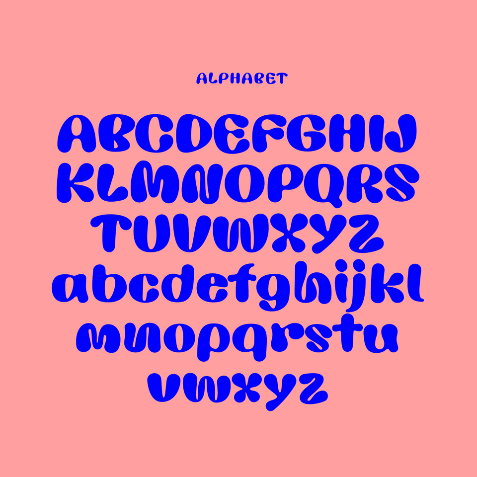 Miox—Groovy bubble font, playful and retro-modern for fun branding ...