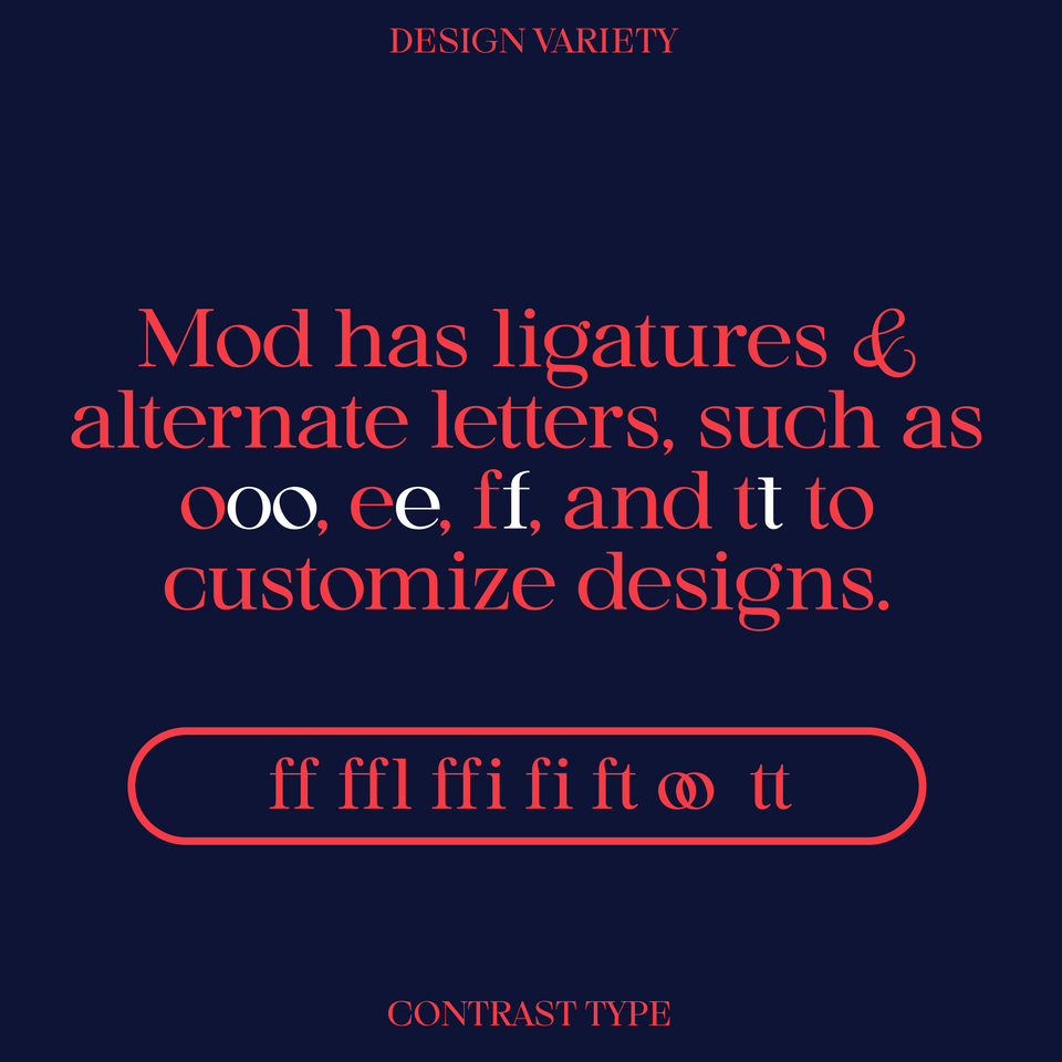 Bauhaus Mod—Modern serif font for elegance – Mojomox