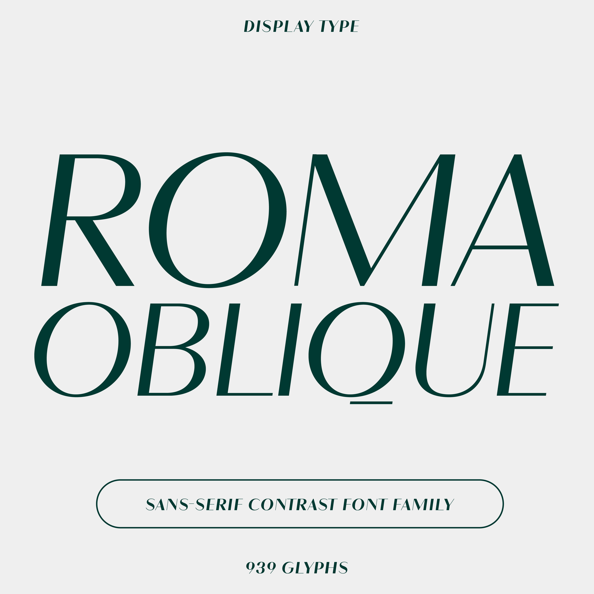 Roma—Elegant Sans-Serif Contrast Typeface – Mojomox