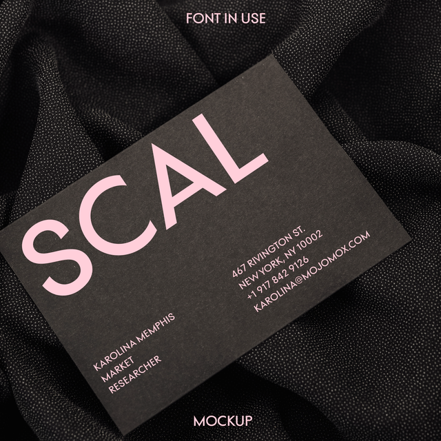Scal—Pointy font, classic with a modern spin – Mojomox