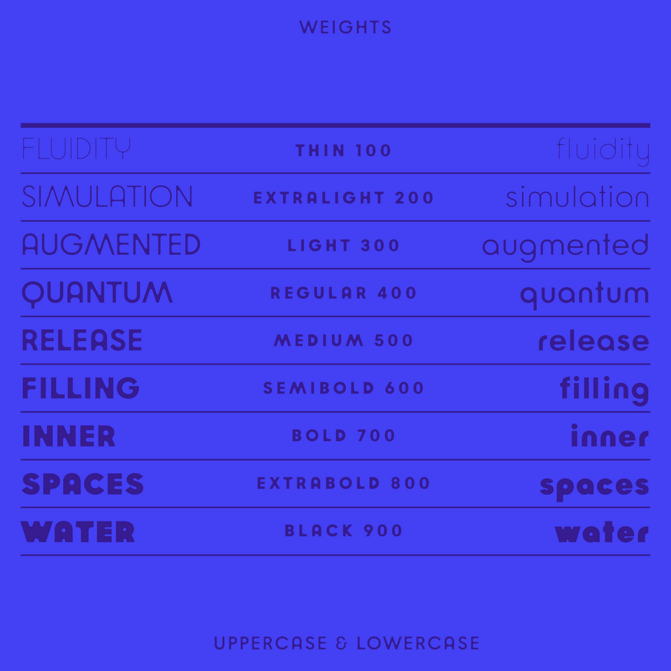 Bauhaus Vole—Geometric water font – Mojomox