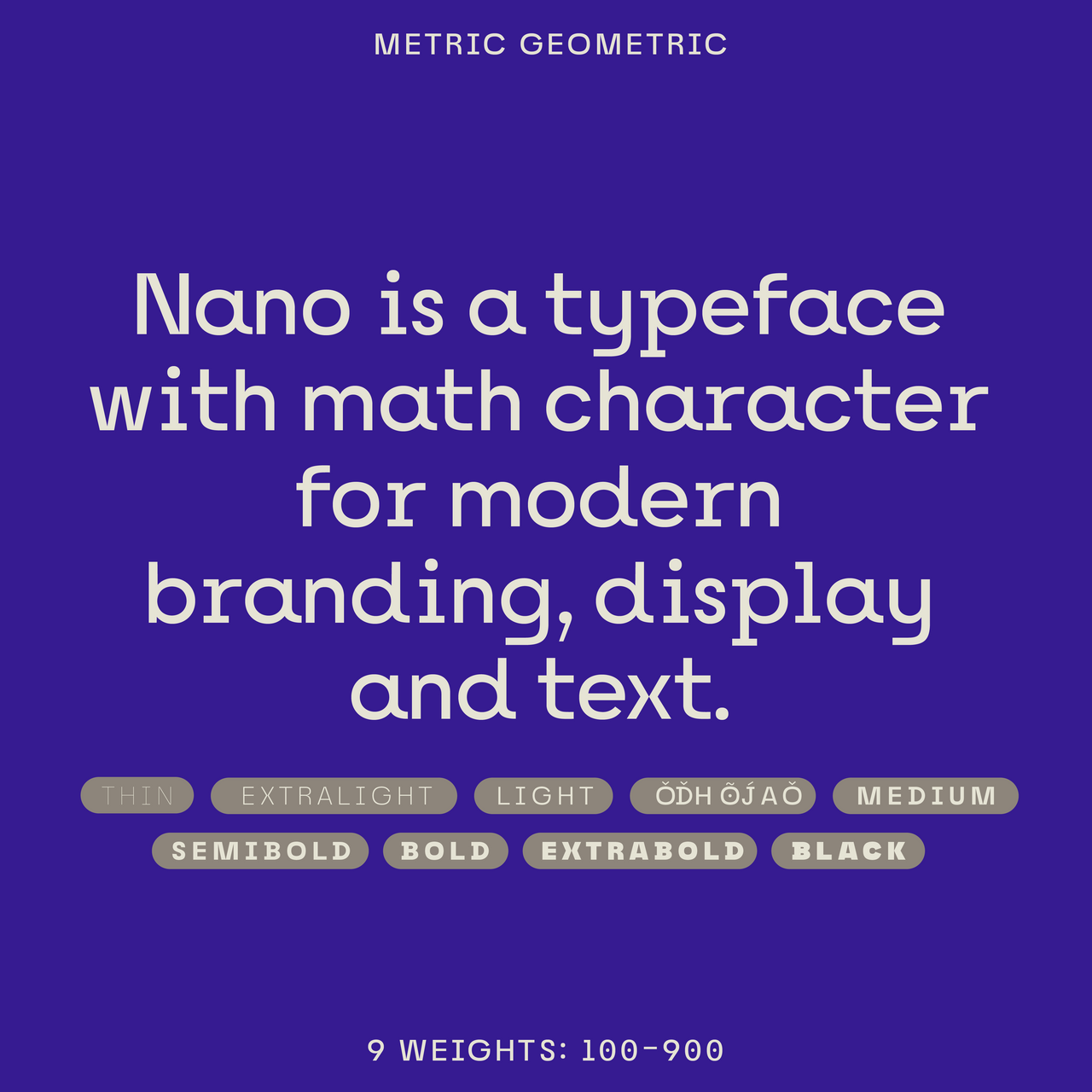 Nano—Bold science & tech font – Mojomox