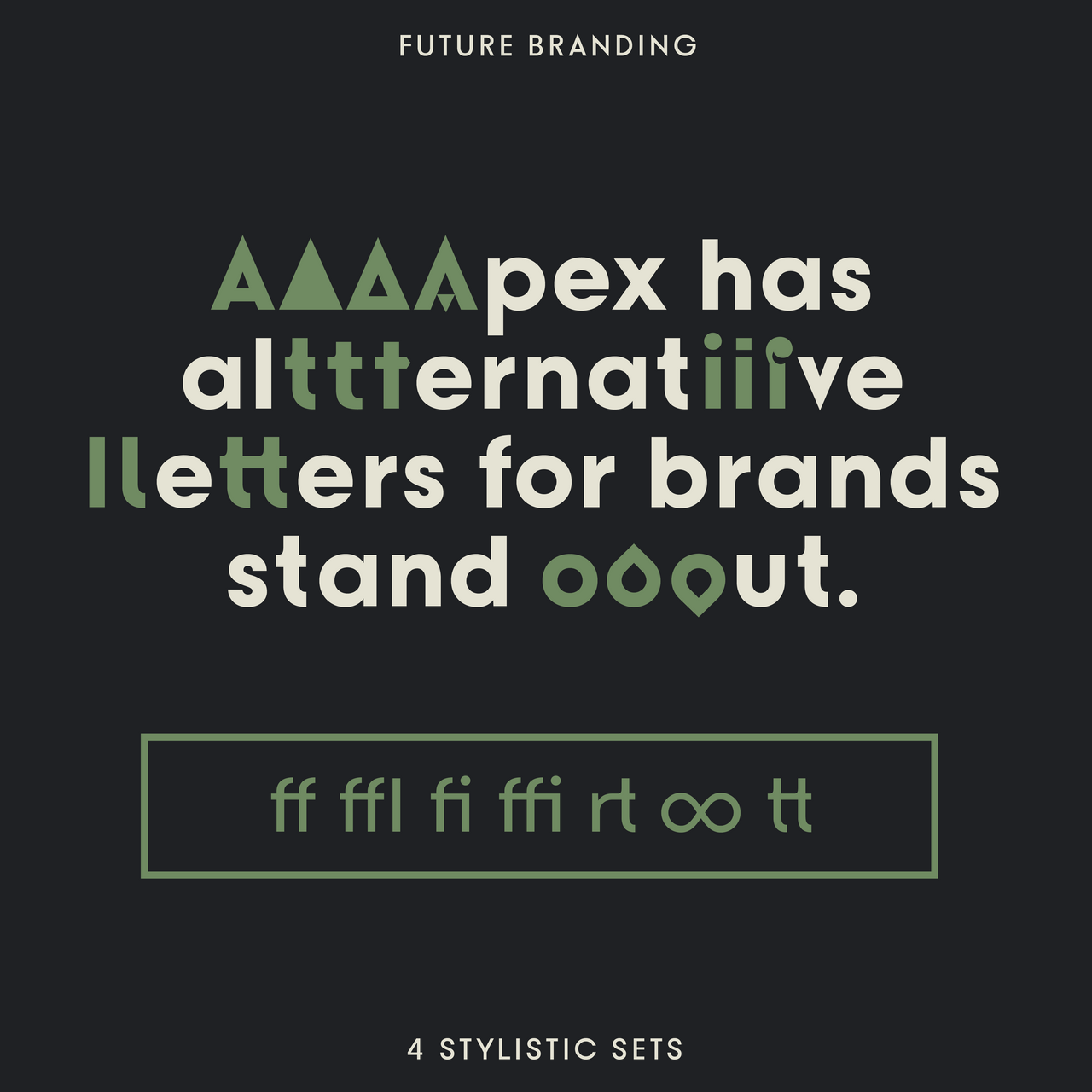 Apex—Bold and pointy sans-serif font with sharp alts – Mojomox